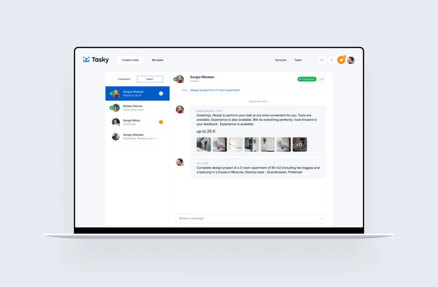 Tasky Marketplace Design And Development | Vide Infra | Vide Infra