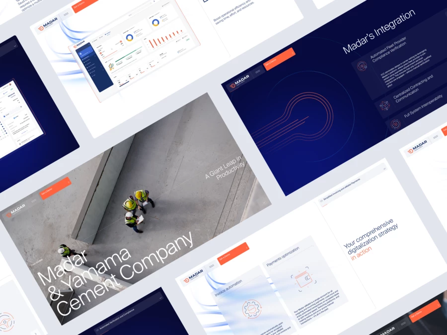 Madar. Corporate website | Vide Infra