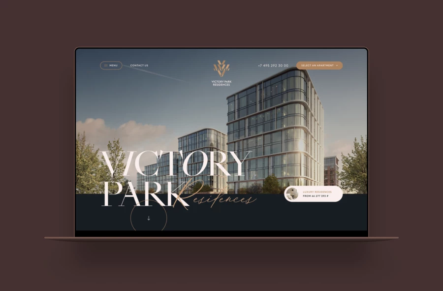Luxury real estate website design | Vide Infra | Vide Infra